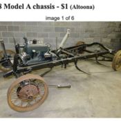 MODEL A FORD CHASSIS for sale