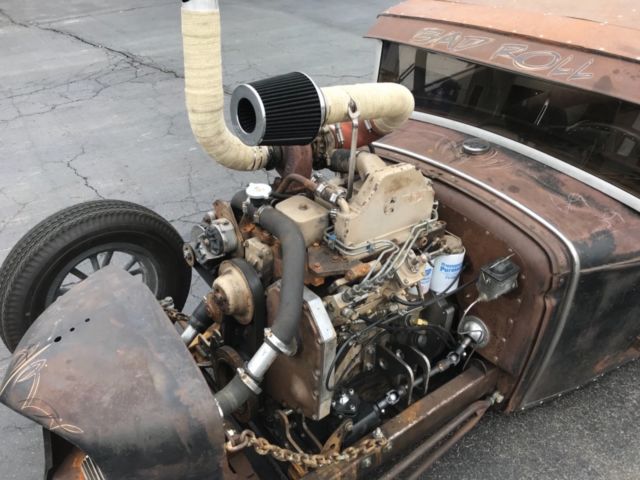 1930 rat rod diesel model a chop top for sale: photos, technical ...