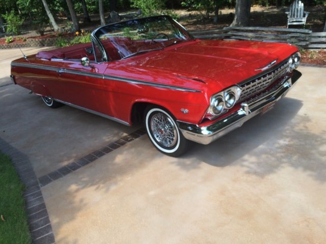 1962 Chevrolet Impala SS Convertible Red for sale: photos, technical ...