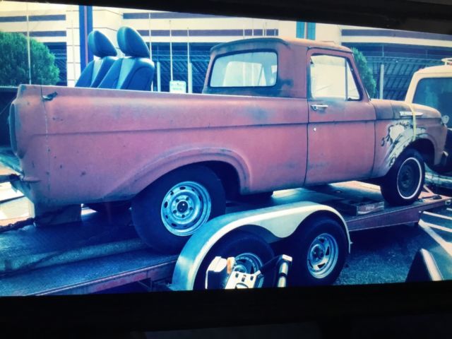1962 Ford, short bed, Uni-Body, Texas truck,Hot Rod, Street Rod for ...