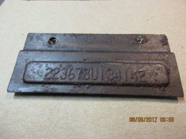 1968 Pontiac Firebird Convertible Title Vin Tag And Cowl Tag for sale