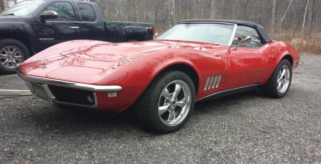 1968 Red Corvette Convertible for sale: photos, technical ...