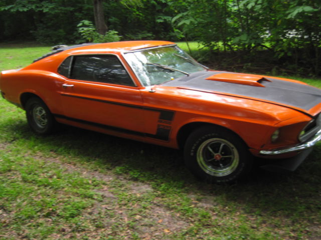 1969 Fastback Boss 302 clone with running big block 391 MIrror 105 ...