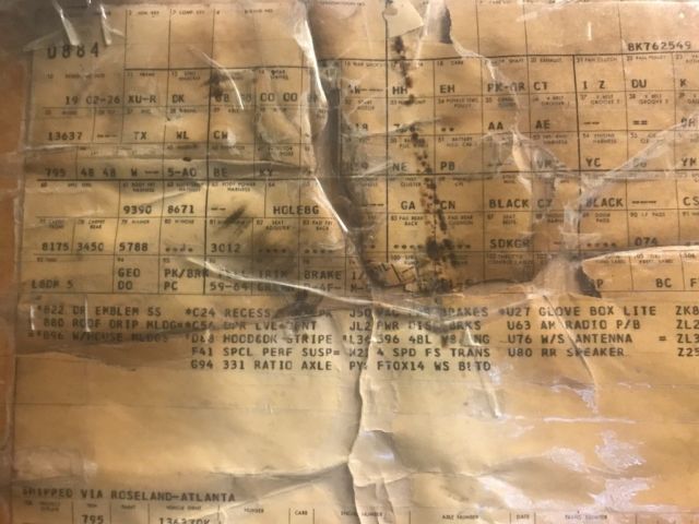 1970 Chevelle 396 Original L34 Engine Project for sale: photos ...