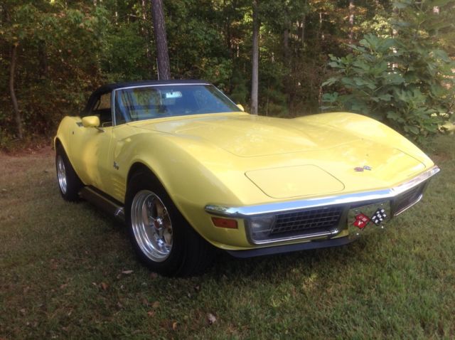 1970 Yellow Corvette Convertible for sale