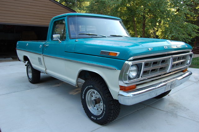 1971 Ford F100 4x4 Custom for sale: photos, technical specifications ...