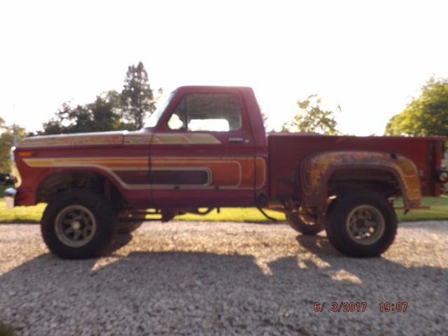 1979 F150 Custom Stepside 4x4 Free Wheeling Edition for sale