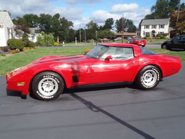 1981 Red Corvette for sale: photos, technical specifications, description