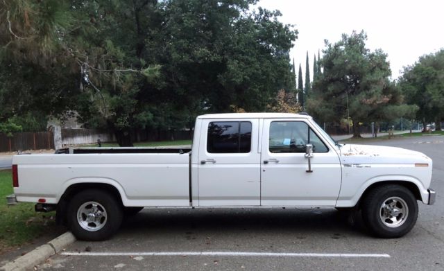 1984 FORD F-350 XLT 4X4 LB V8 7.5 Crew Cab 54,000 Original Miles for ...