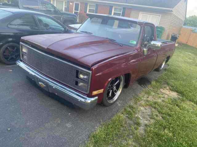 1987 Chevrolet R10 Pickup Red RWD Automatic for sale: photos, technical ...