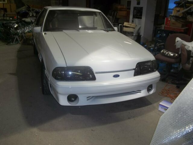 1990 Ford Mustang GT White for sale: photos, technical specifications ...
