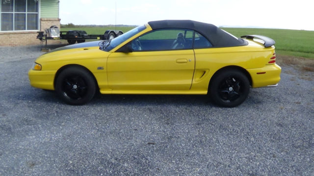 1994 Mustang GT Convertible, 5.0, automatic, new transmission, Mach 460 ...