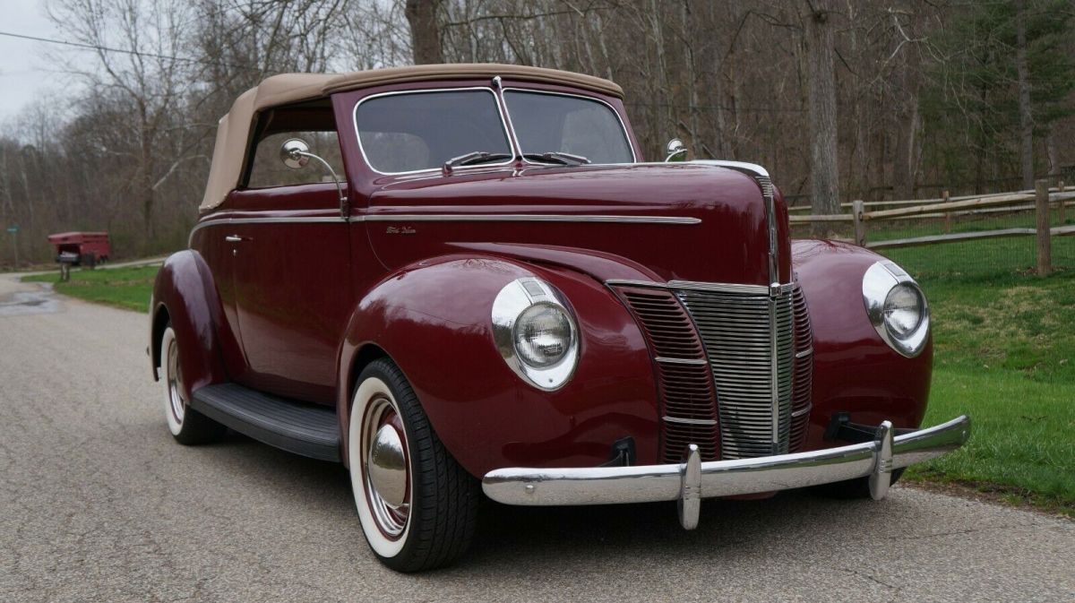 40 FORD CONVERTIBLE street rod, PW,PDB,PS,A/C,TILT 350 AUTOMATIC for ...