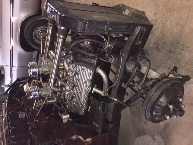 40 ford coupe frame and engine complete car less body. for sale: photos ...
