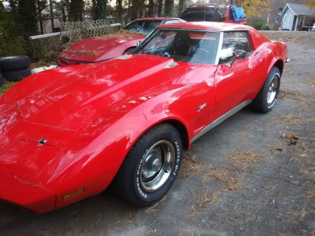 73 Corvette Stingray , T-tops ,350 automatic. $500 due on buy for sale ...
