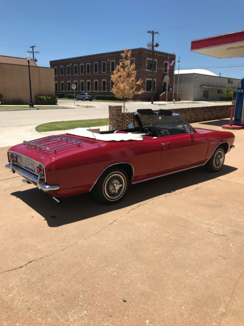 Bright Red Convertible Corvair Corsa for sale: photos, technical ...