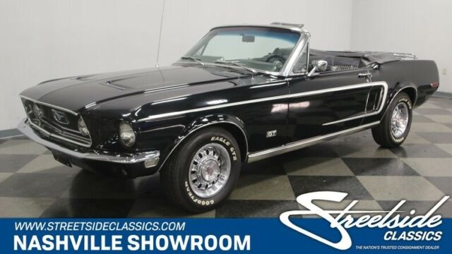 Drop top Stang Convertible black classic vintage for sale