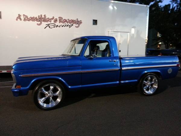 GREAT LOOKING MODIFIED FORD F-100 METALIC BLUE TRUCK for sale in ...