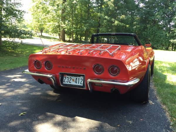Restored - Red 1968 corvette convertible 327 built for sale: photos ...