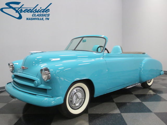 TOTALLY UNIQUE BUILD, SEDAN TURNED ROADSTER CHEVY, NO TOP, INLINE 6, 3 ...